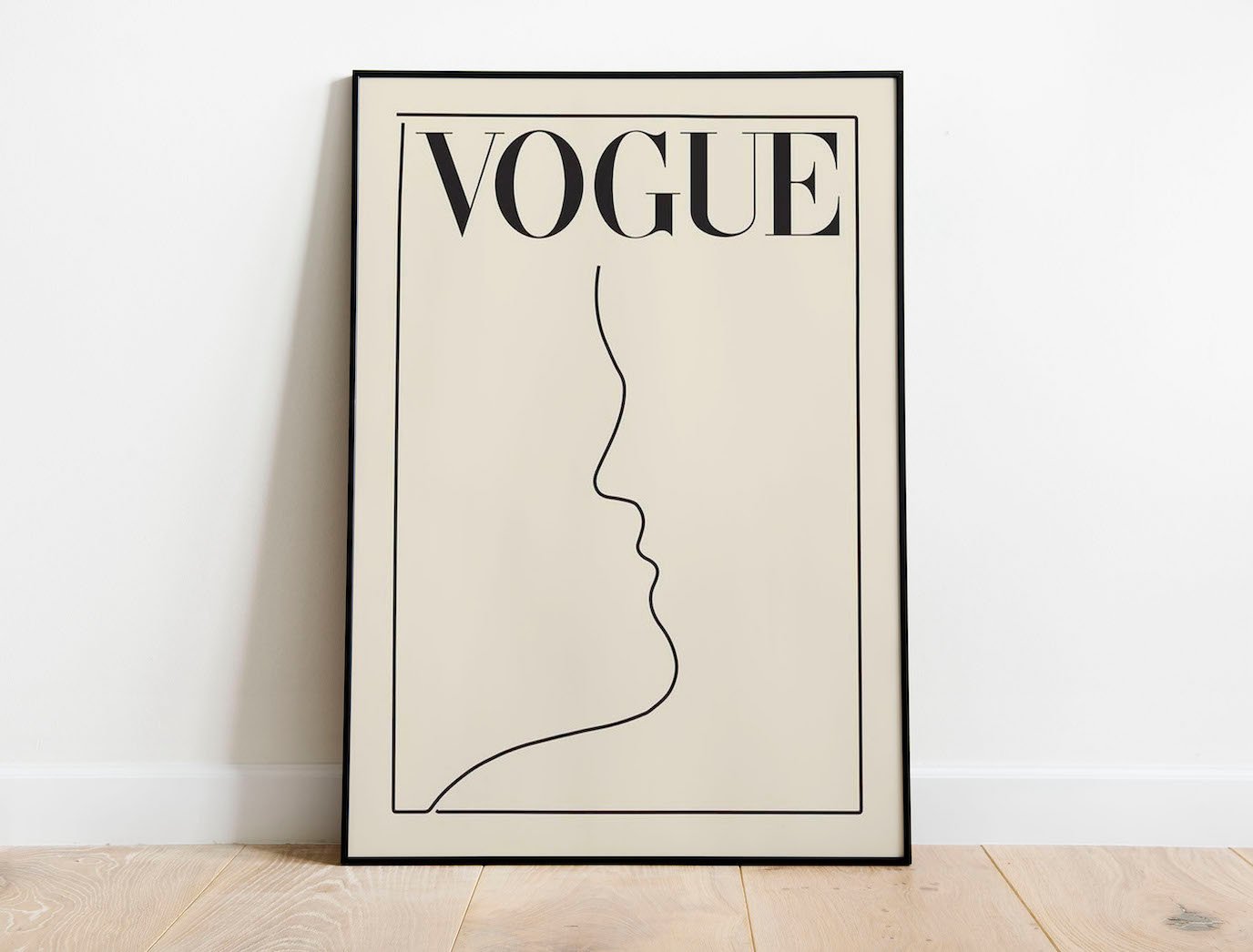 Vogue Magazie Cover Art - Minimalist Poster Print | Architeg Prints