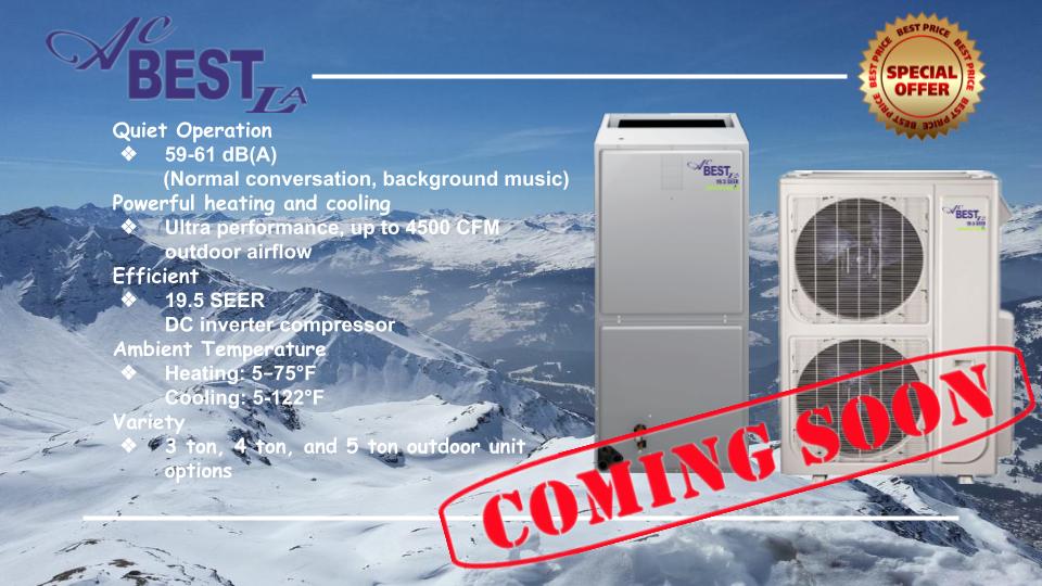 AC BEST LA - 5 Ton AC units 19.5 SEER | CY HVAC Supply