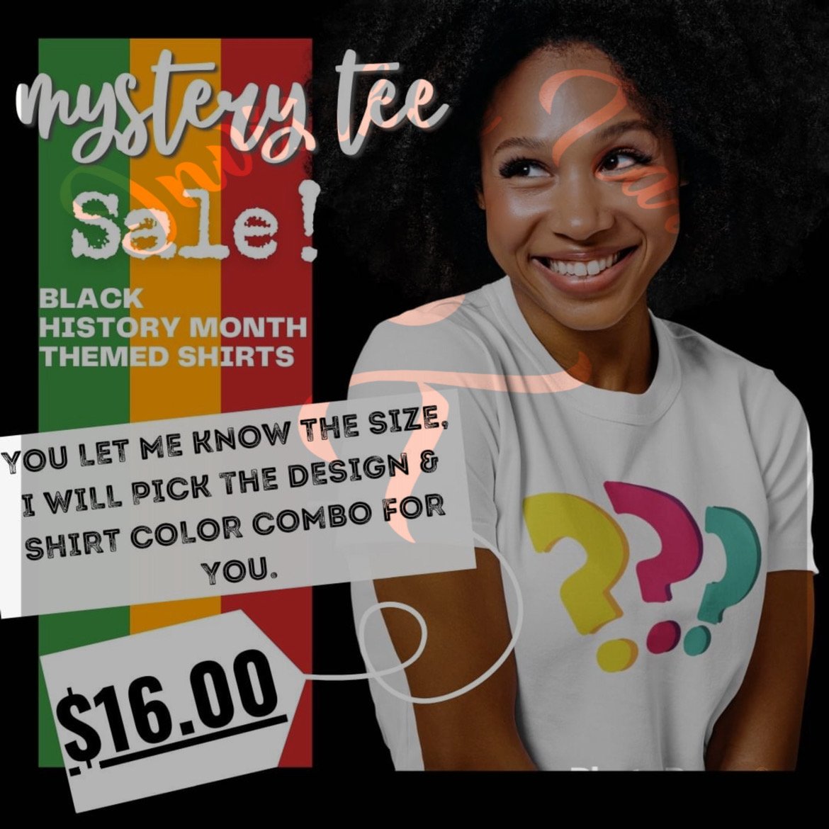 Black History Month Mystery Shirt | Invisible Tears LLC
