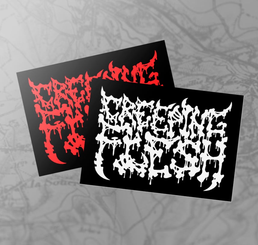 Red Logo Patch | Creeping Flesh