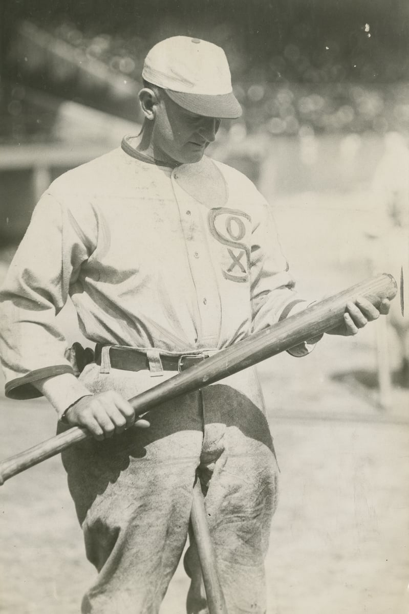 Joe and His Bat postcard | Shoeless Joe Jackson Museum