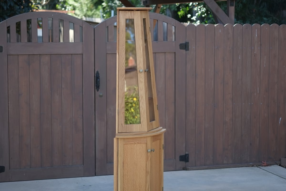 Custom Corner Cabinet | Ameer Navidi Designs