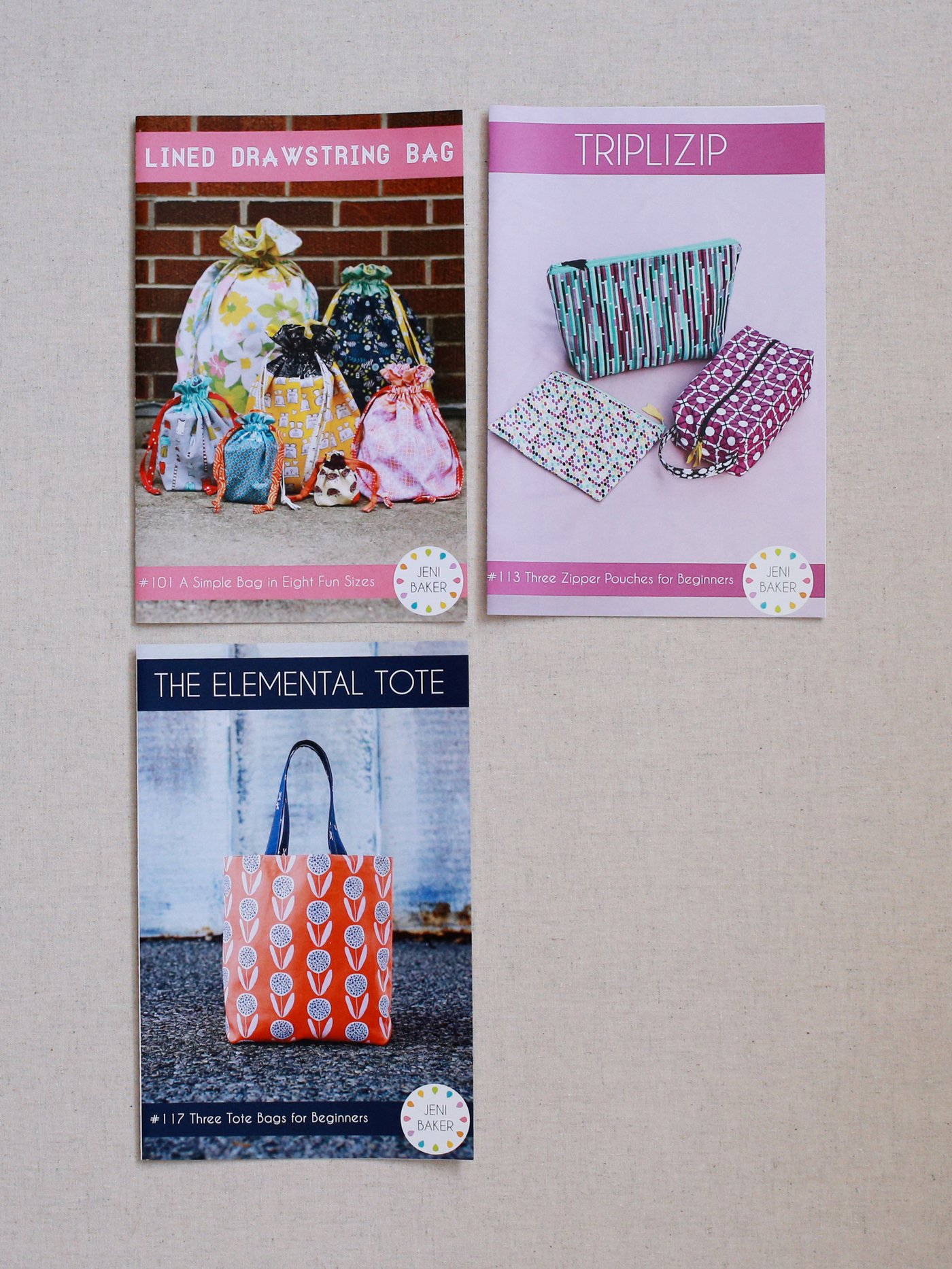 The Bag Making Pattern Bundle (Paper Copies) | Jeni Baker Patterns