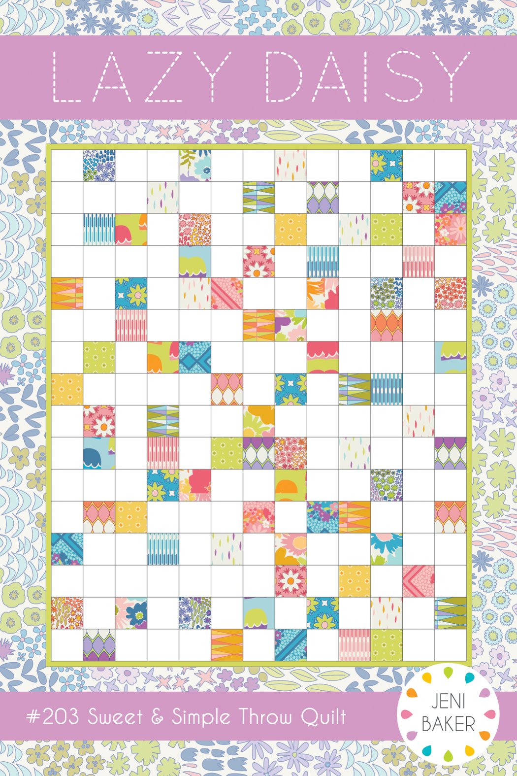 Lazy Daisy Quilt Pattern (PDF Download) | Jeni Baker Patterns