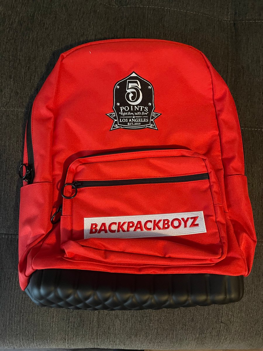 Red Backpackboyz traditional logo | CartelMoneyclothing
