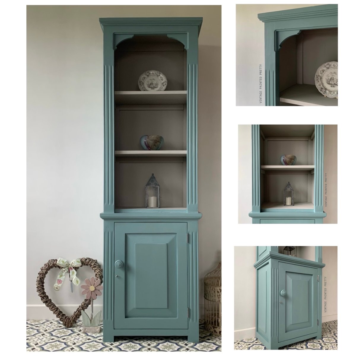 Tall Display Unit | Vintage Painted Pretty