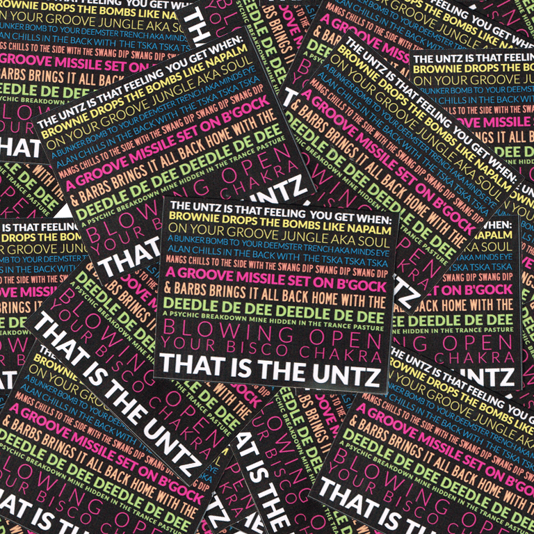 The Untz is... | ZAKATZ DESIGN