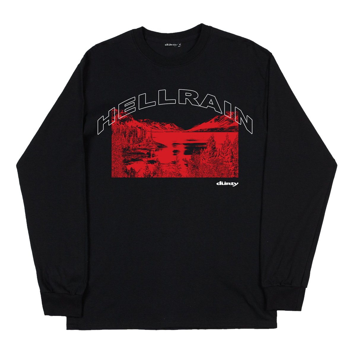 HELL RAIN LONG SLEEVE (BLACK) | dürty®