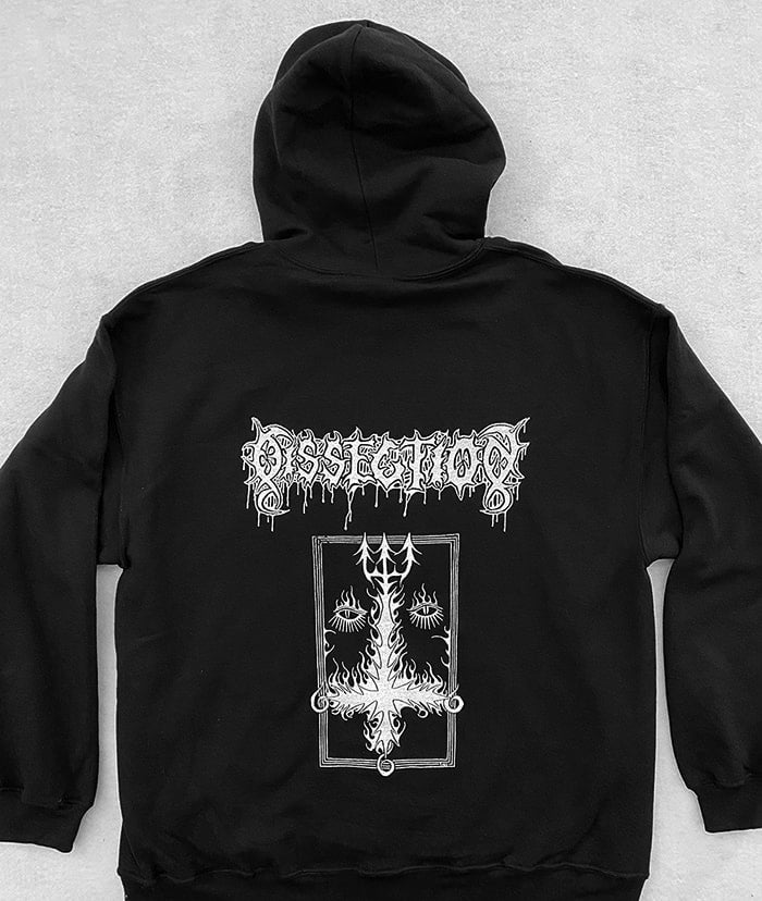 Dissection " Cross " Hoodie | Necroharmonic