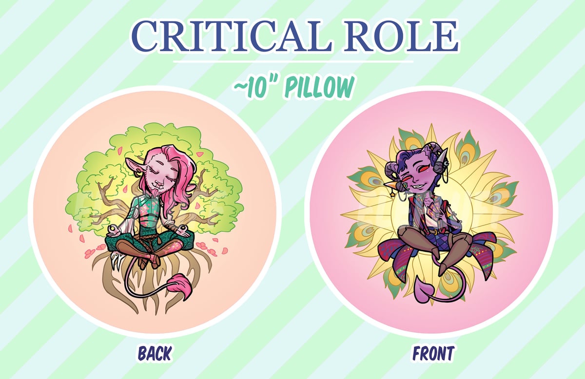Critrole Pillow | Hanna Schroy