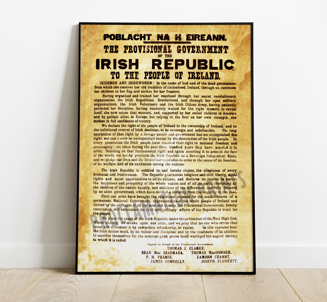 1916 Proclamation Vintage Style A3 Print (Unframed) | Proclamation Prints