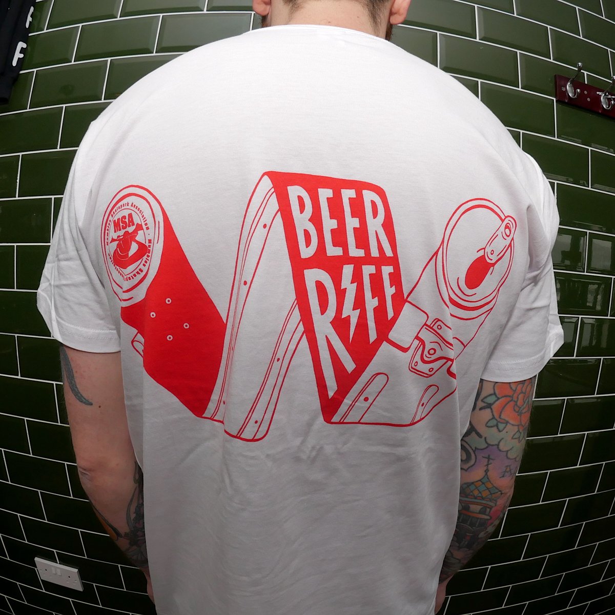 MSA/Beer Riff skatepark t-shirt | Mumbles skatepark association