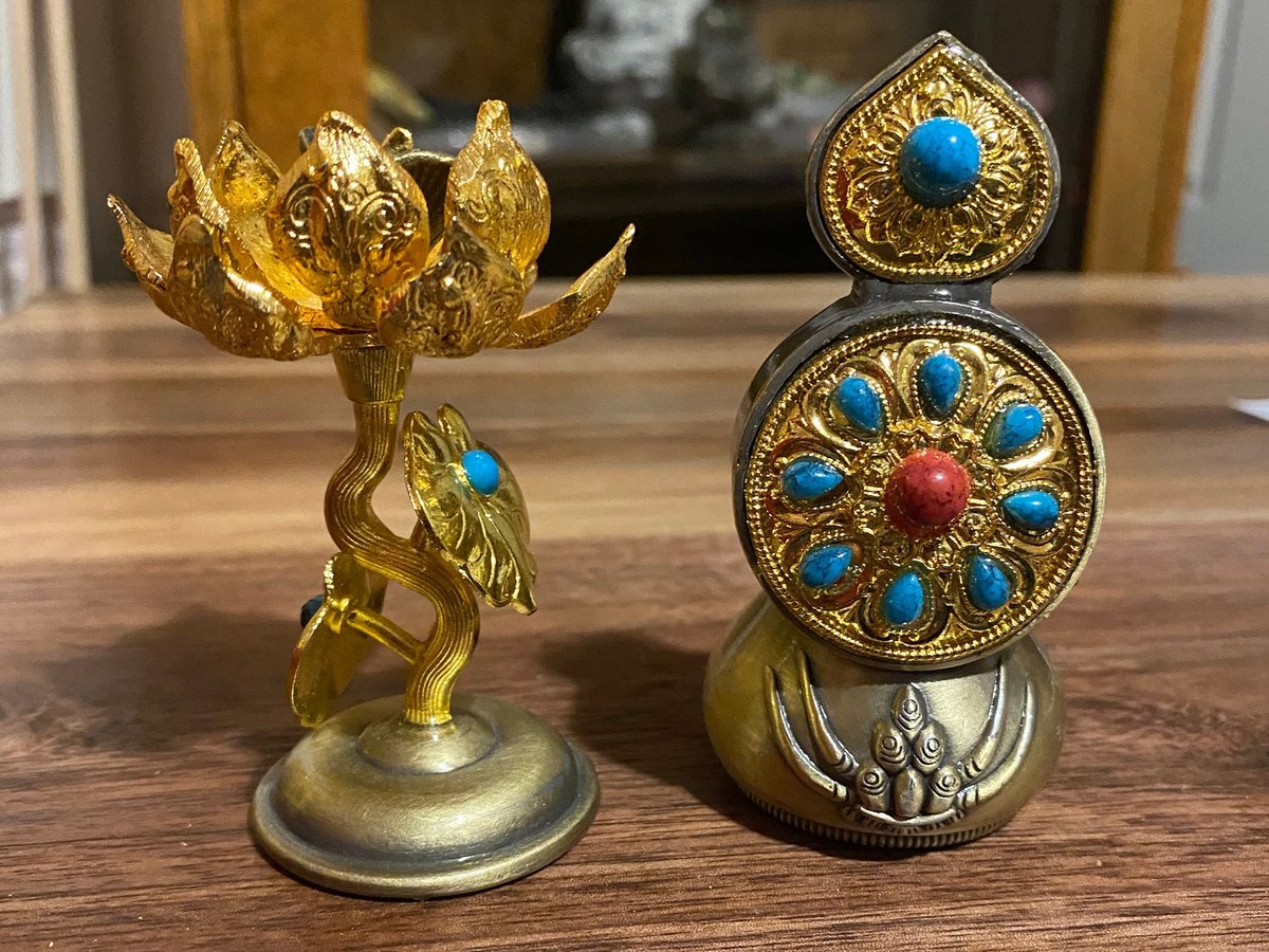 Torma Butter Offering and Lotus Flower Offering • Tibetan Buddhist ...