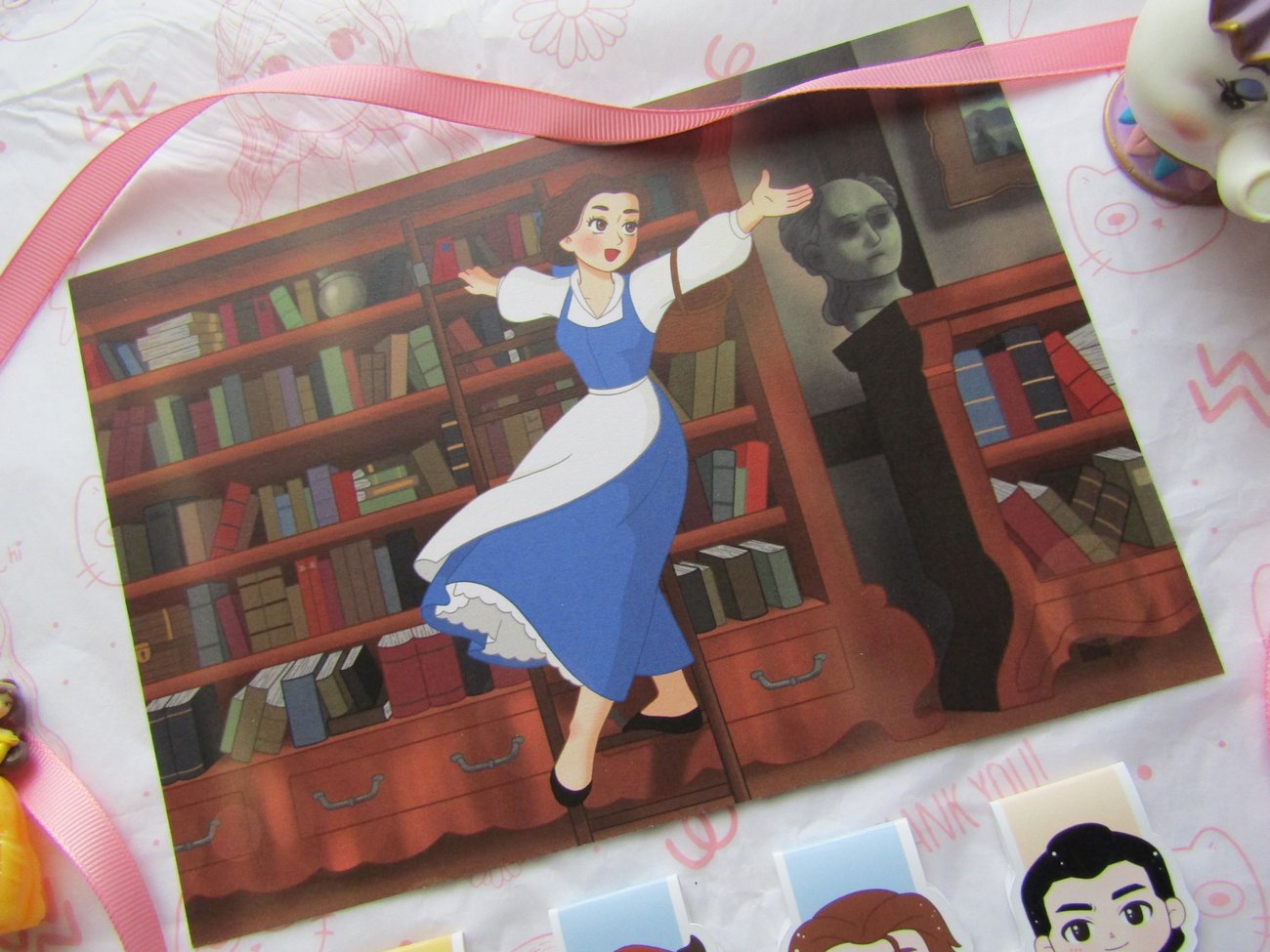 BEAUTY AND THE BEAST BOOKMARKS + PRINT | LittleBeth