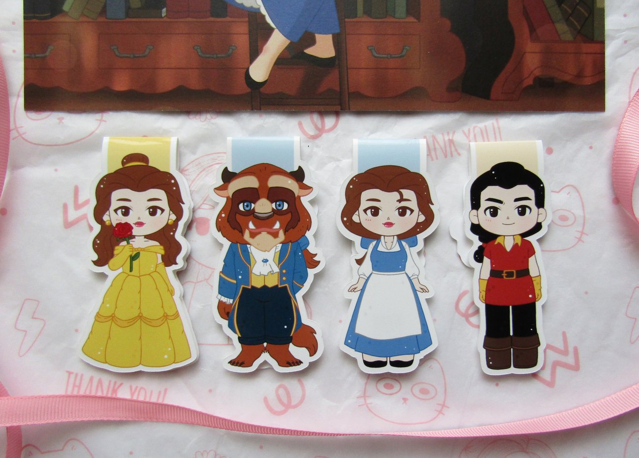 BEAUTY AND THE BEAST BOOKMARKS + PRINT | LittleBeth
