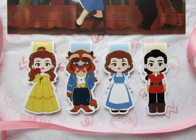 BEAUTY AND THE BEAST BOOKMARKS + PRINT | LittleBeth