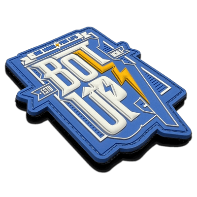 3D Bolt Up - Die Hard For Life PVC Patch | Qwest360