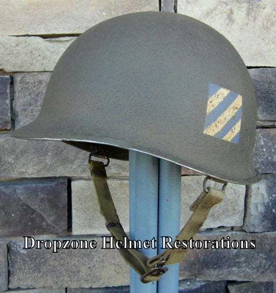 WWII M1 Display Helmets | Dropzone Helmet Restorations Co.