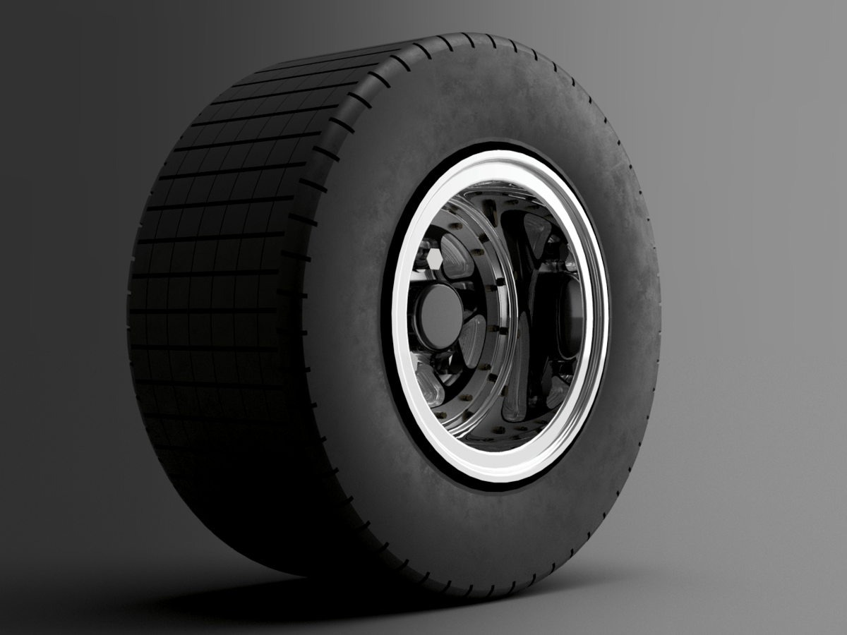 1/64 Scale Weld / Hoosier wheel and tire combo | PNW Diecast Customs