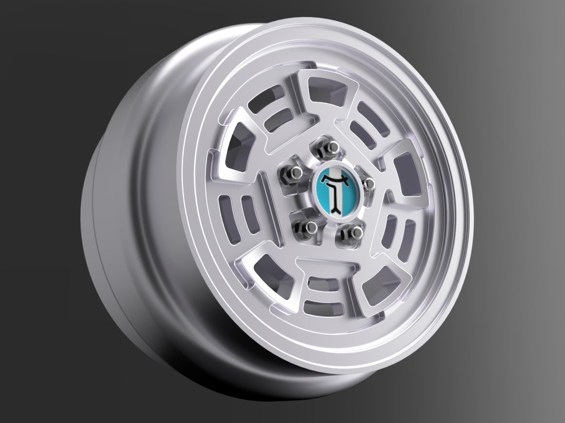 1/64 Scale DeTomaso Pantera wheel 8mm Dia | PNW Diecast Customs
