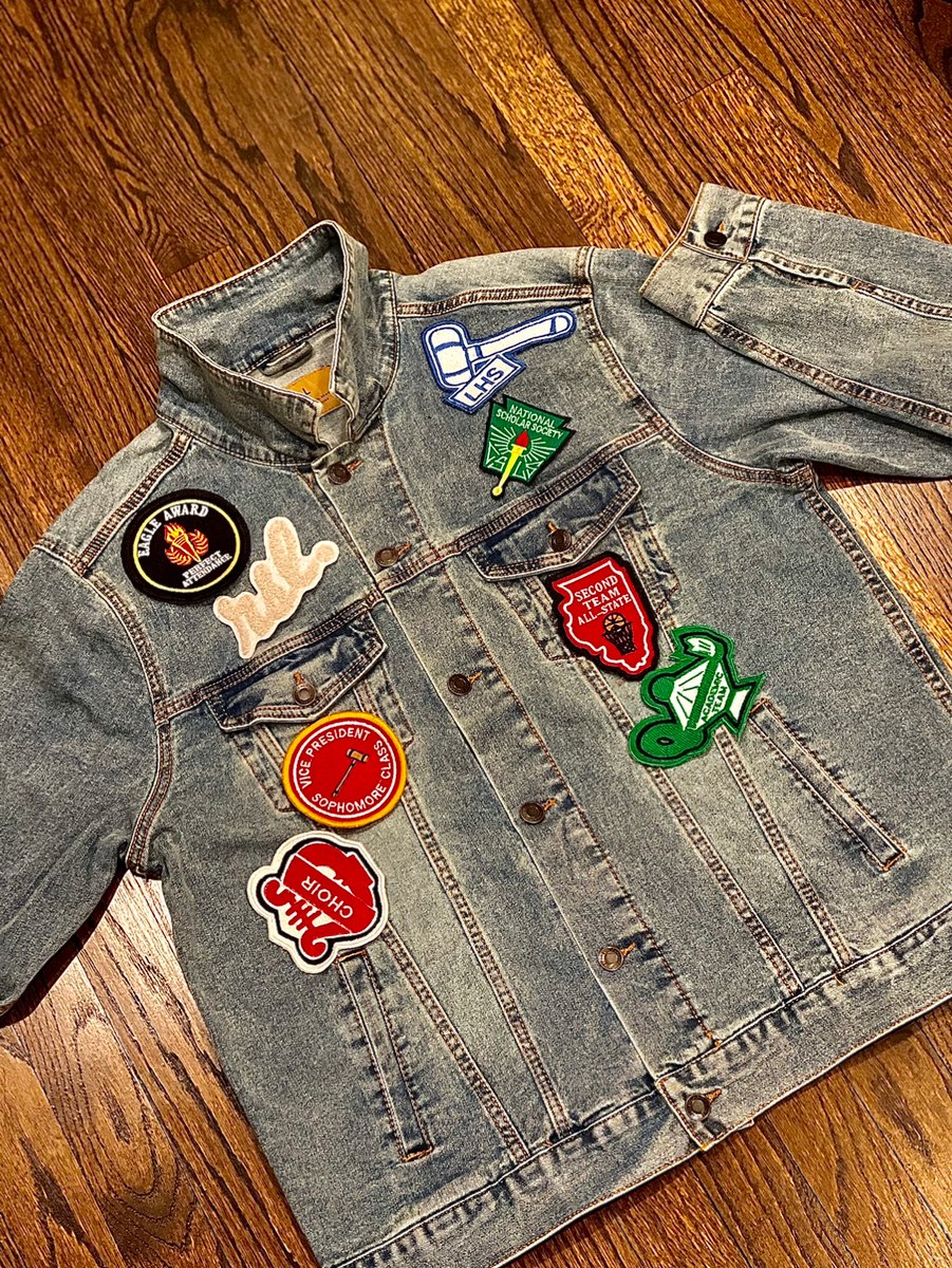 RSL. Denim Scholar Patch Jacket.. (Leave Size in the Notes Section ...