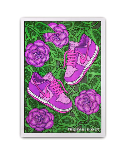 PLUM DUNKS A3 RISOGRAPH PRINT | Teriyaki Donut