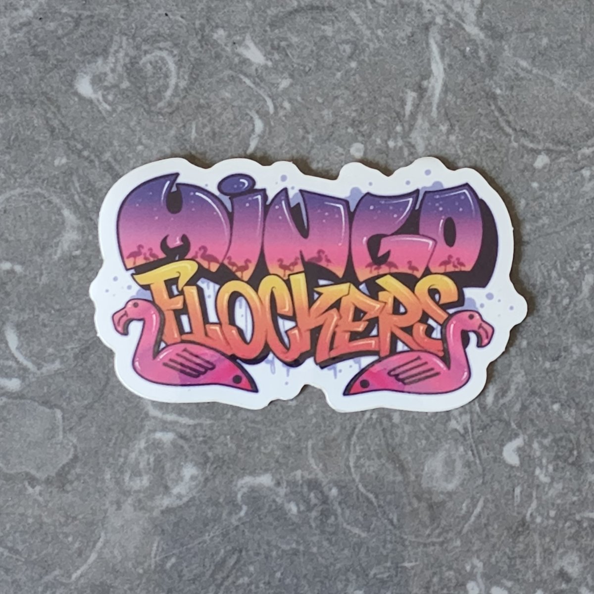 Hip Hop Mingo Flocker Sticker | Mingo Flockers