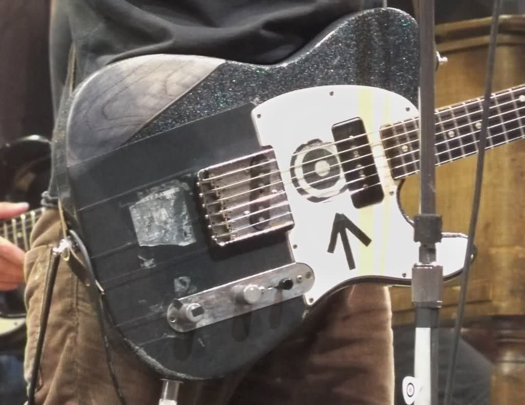 Eddie Vedder guitar stickers Fender Telecaster Pearl Jam, The Who ...