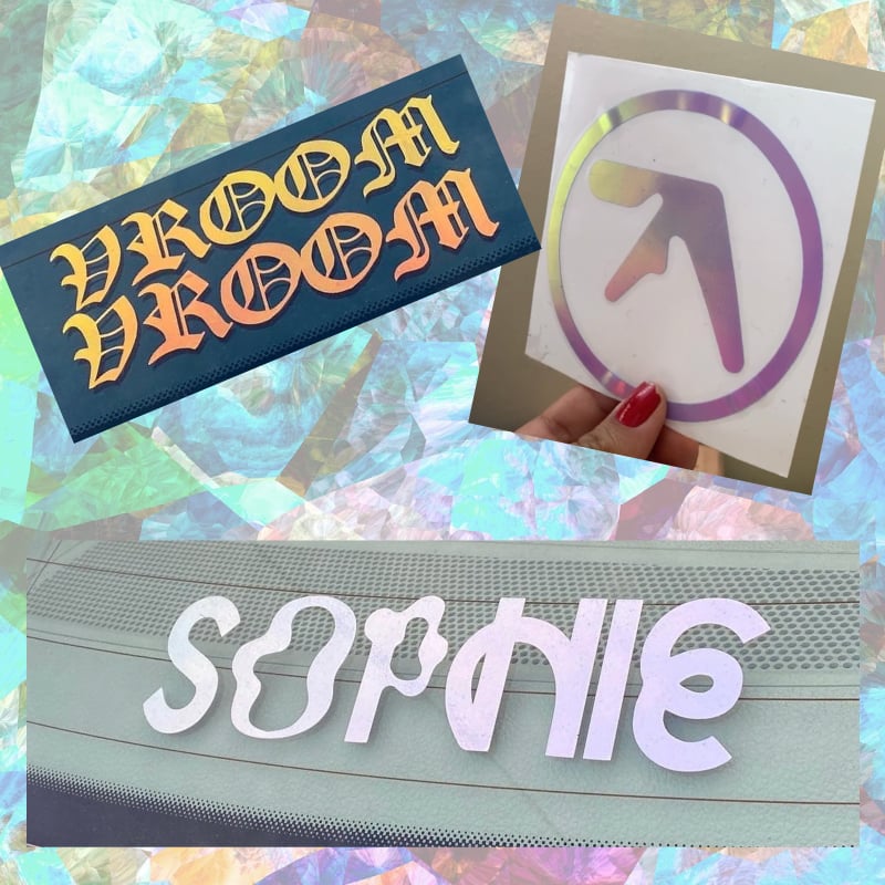 Hyperpop Holo Stickers | TANTANCLUB