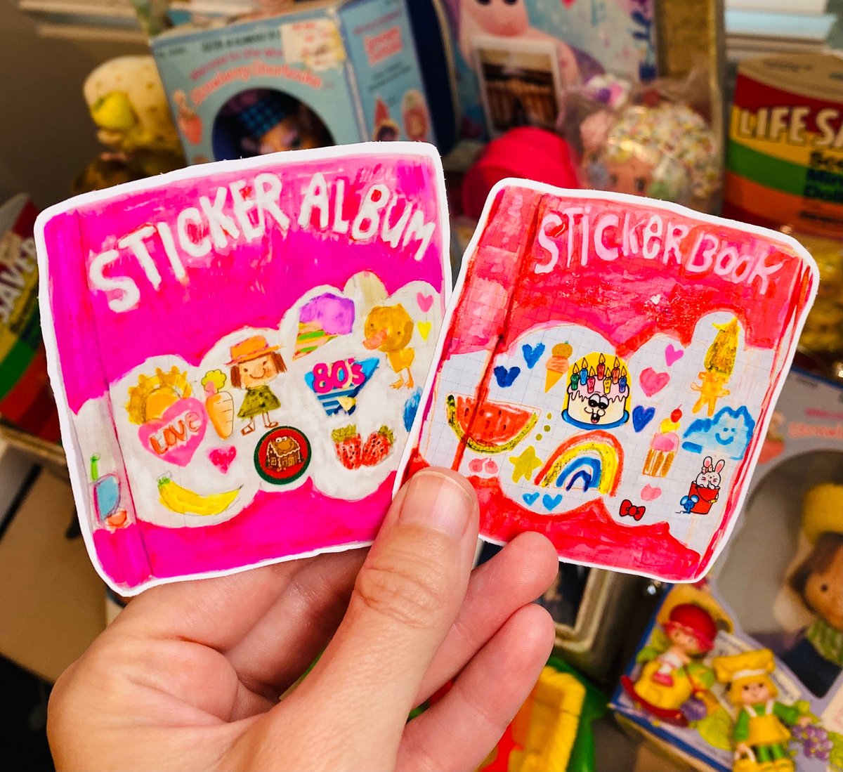 Sticker Album and sticker book - 3" vinyl sticker duo | Neat Stuff ...