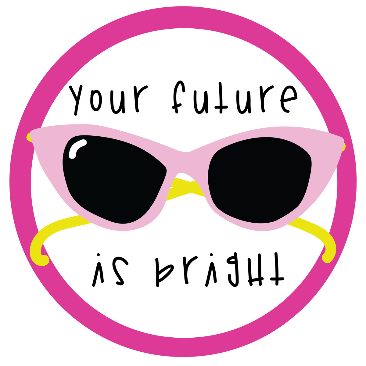 Your Future is Bright Sticker | annagram studios