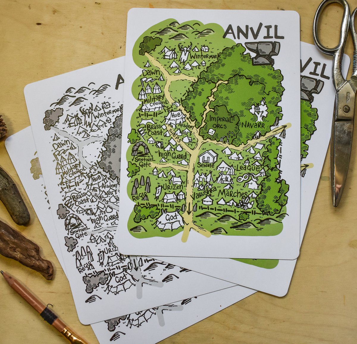 All for Anvil - Empire field maps | Trinkety