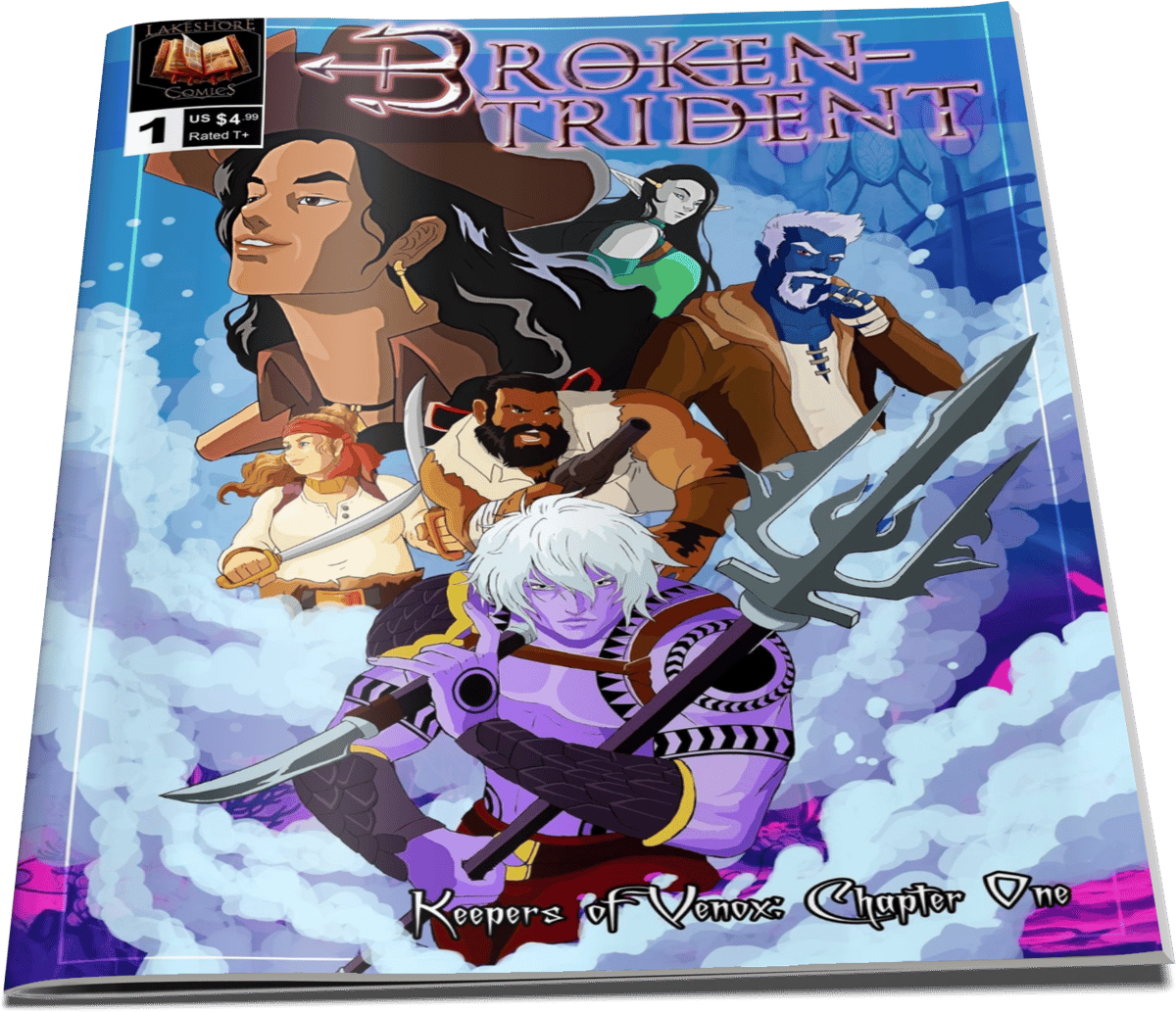 Broken Trident #1 Cover A, B or C | Lakeshore Comics