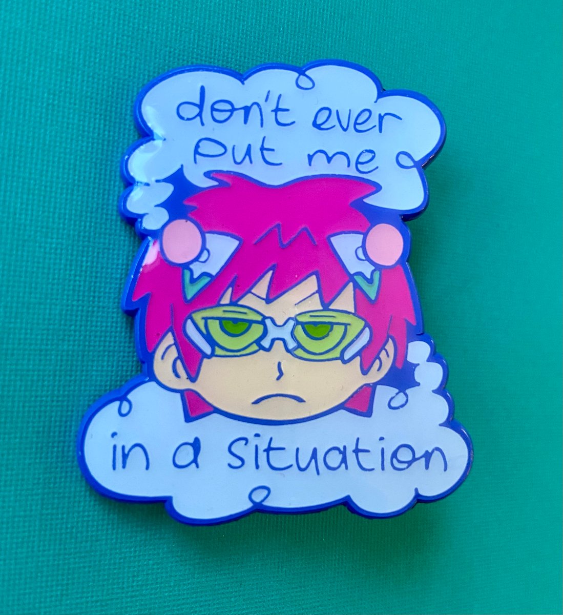 Saiki K Enamel Pin Wilddaggers