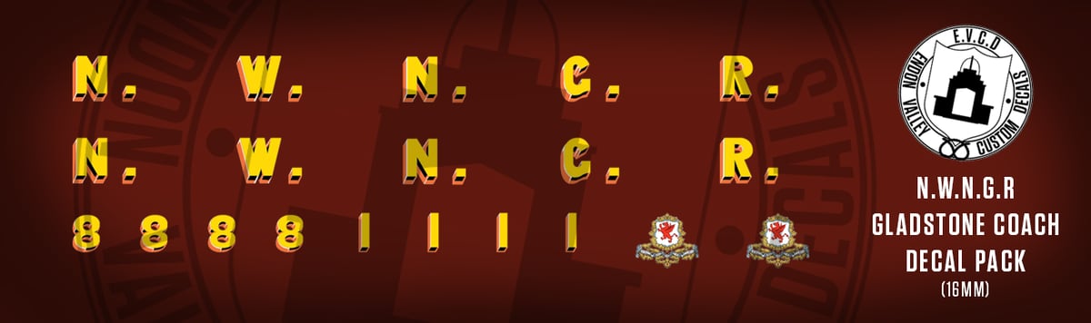 N.W.N.G.R coach decal packs | Endon Valley Custom Decals