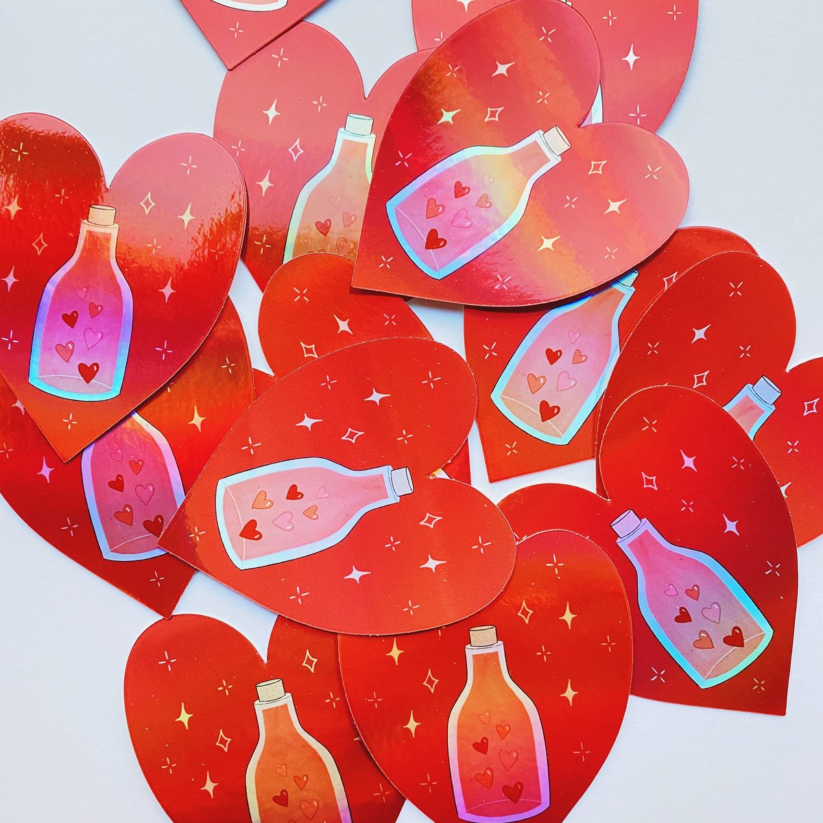 Holographic Love Potion Sticker | lavenderdanielle