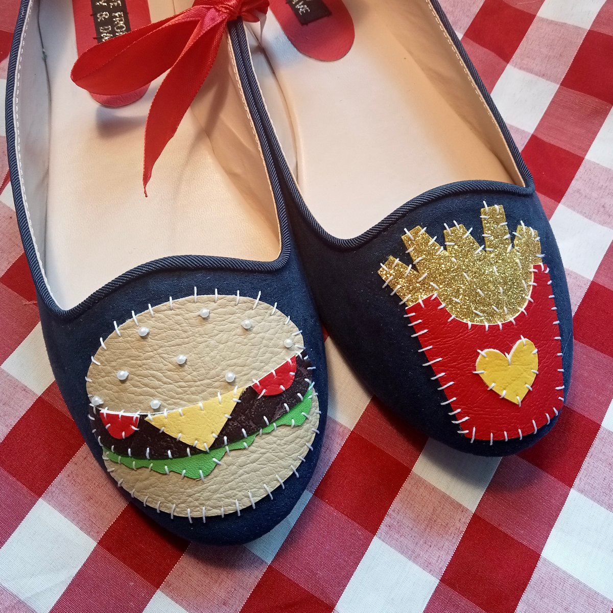 Cheeseburger Shoes | Love From Hetty & Dave
