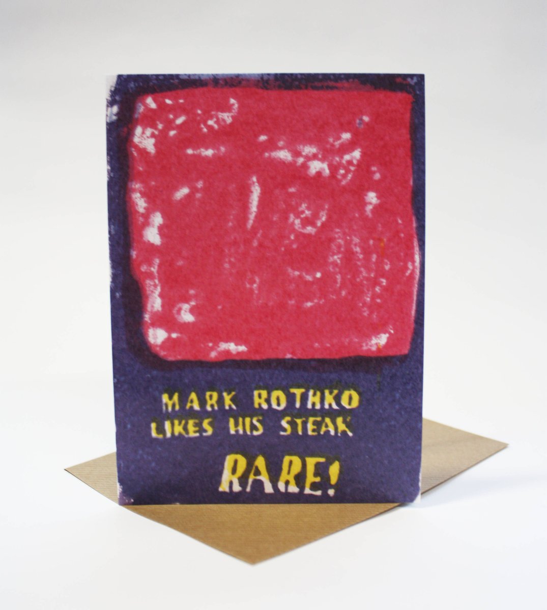 Mark Rothko Likes His Steak Rare! Card | sarahofthenorth