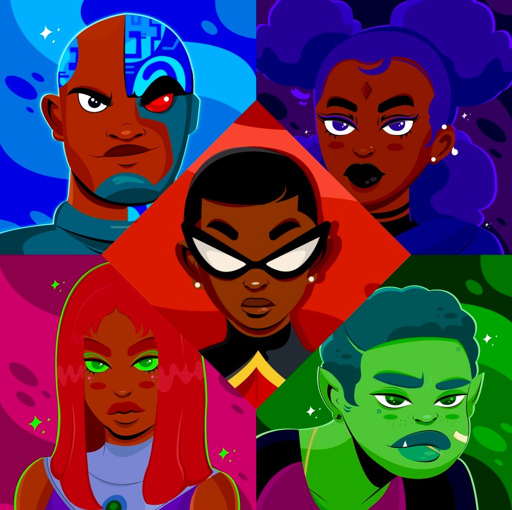 Teen Titans | The Art of Hippy Potter