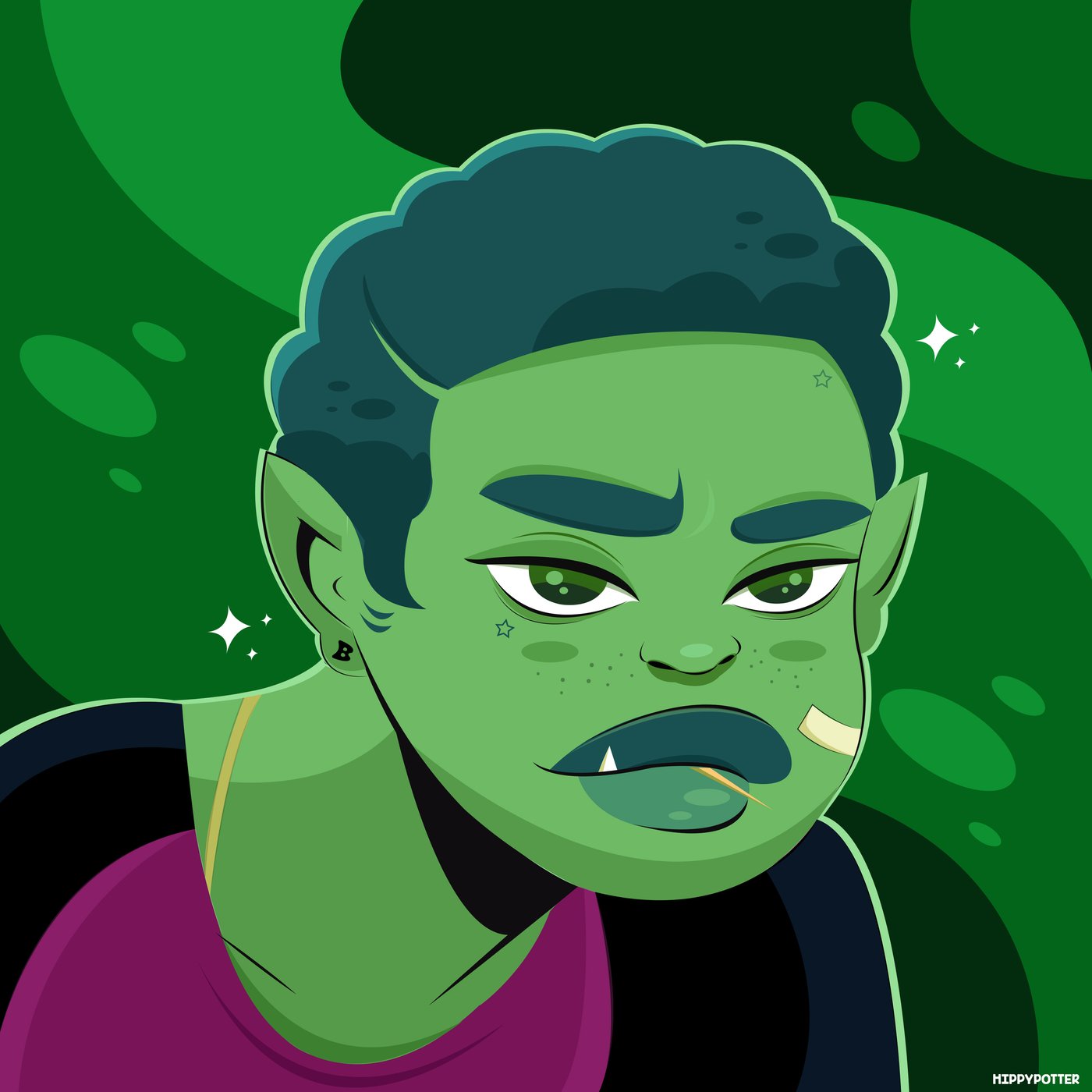 Teen Titans | The Art of Hippy Potter