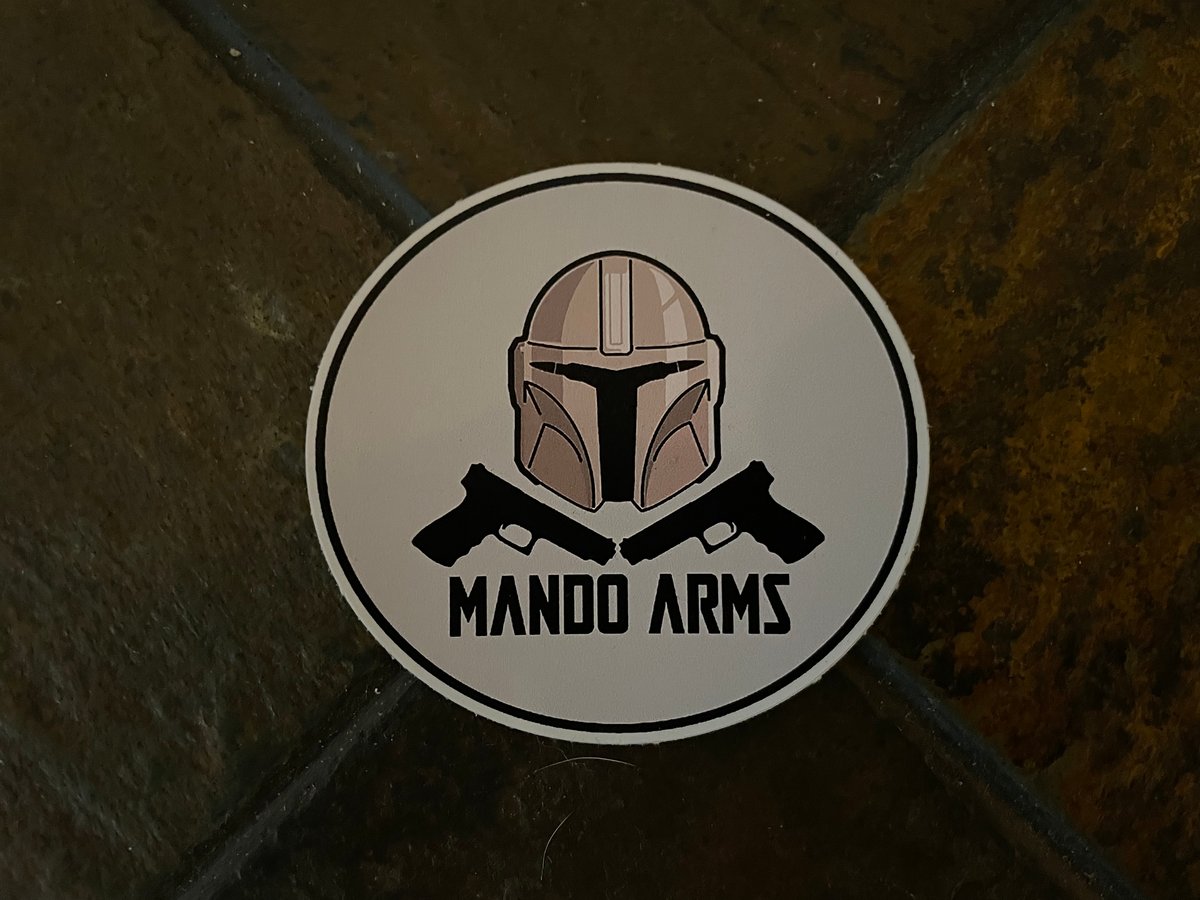 Mando Arms Sticker. | MandoArms