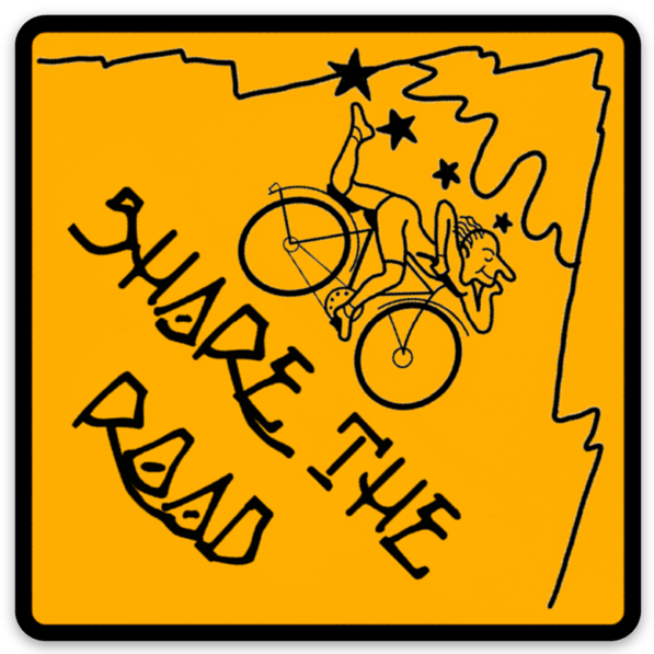 Share The Road Sticker | Jen Fountain
