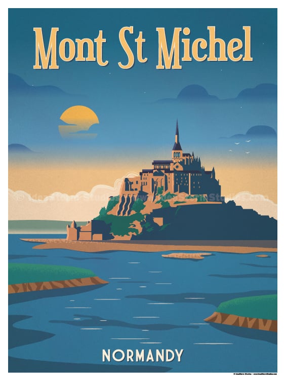IdeaStorm Studio Store — Mont St. Michel Poster