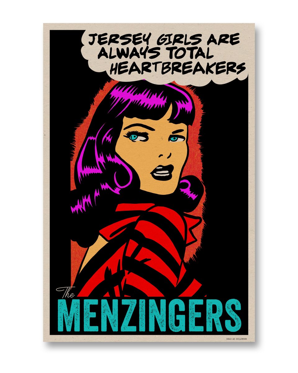 Menzingers “Jersey Girls” Print | Dillinger Prints