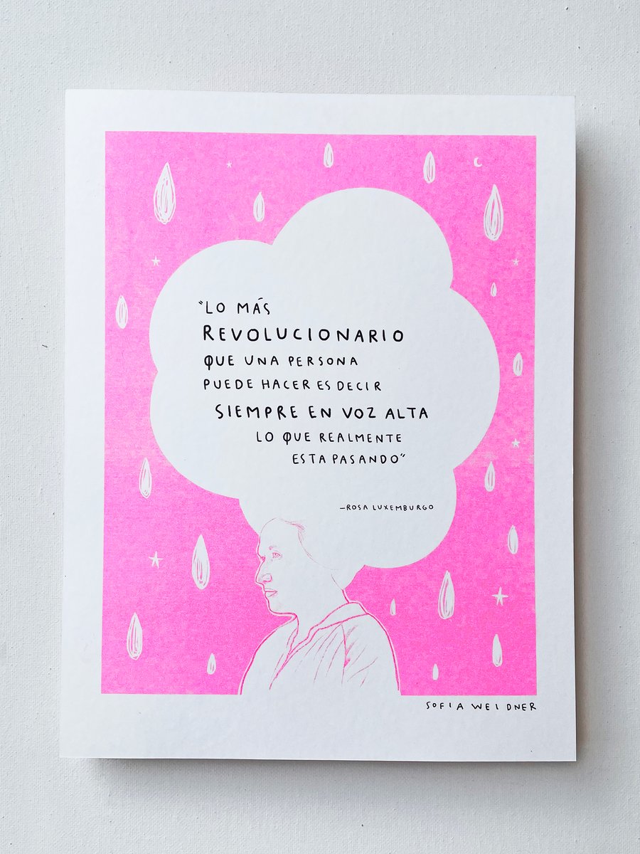 Revolución print | Sofia Weidner