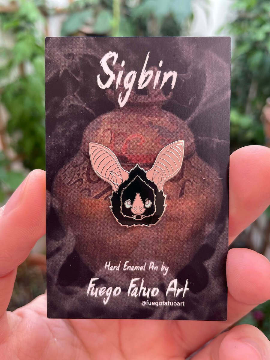 Sigbin Hard Enamel Pin | Fuego Fatuo Art