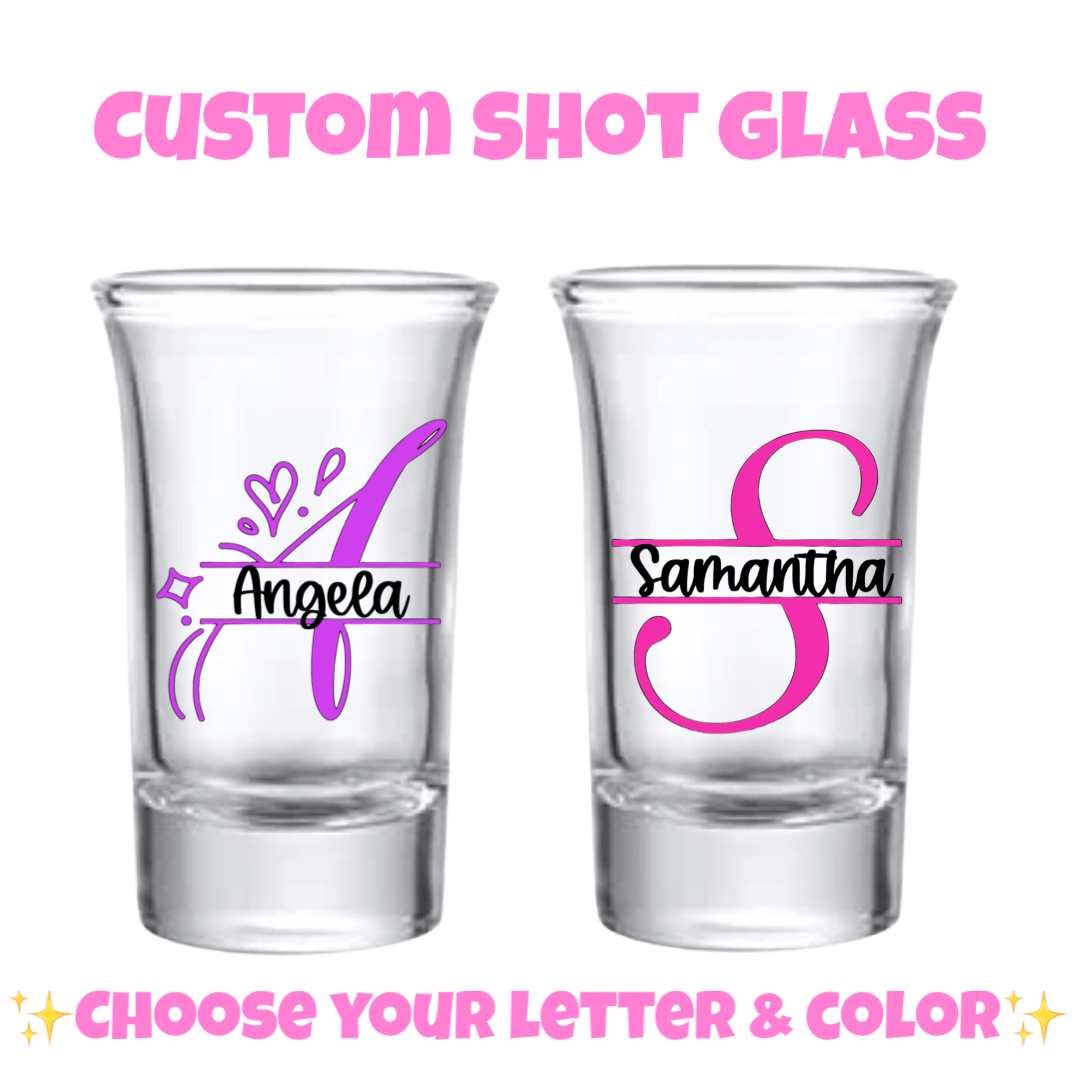 Custom Shot Glass🍸💕 | Lash Creations & Crafts