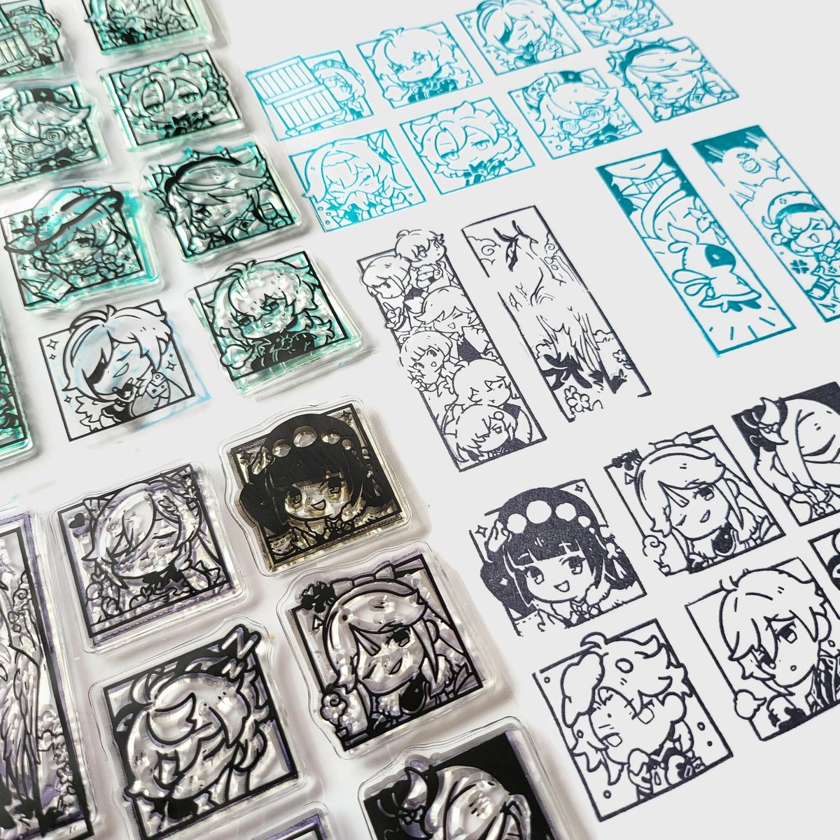 Genshin Clear stamp sheet - Ver 2 | cwilock