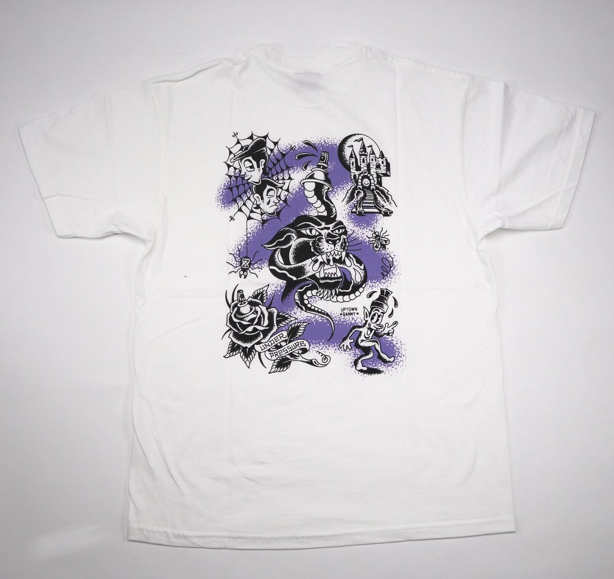 Underpressure — Underpressure X Uptown Danny "Graffitisheet" Shirt (purple)