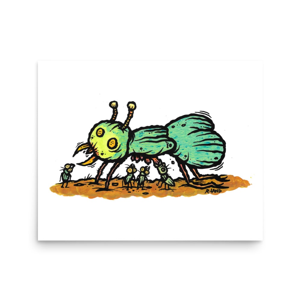 NEW!! Vintage (1998) Momma Ant Giclee Print | R. Land
